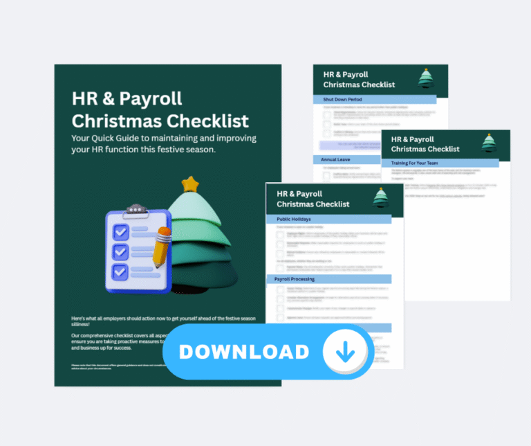 HR & Payroll Christmas Checklist - Edwards HR