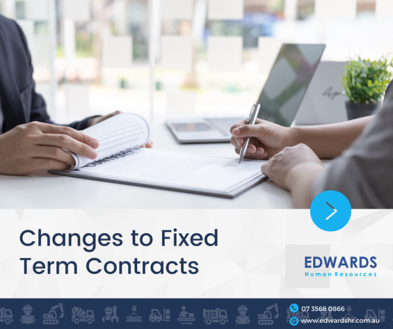 Changes to Fixed Term Contracts come into effect in December - Edwards HR