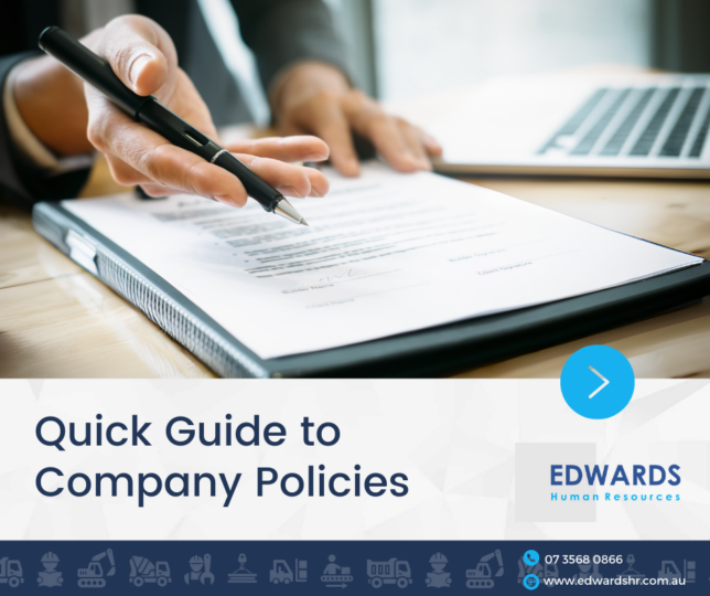 Quick Guide to Company Policies - Edwards HR